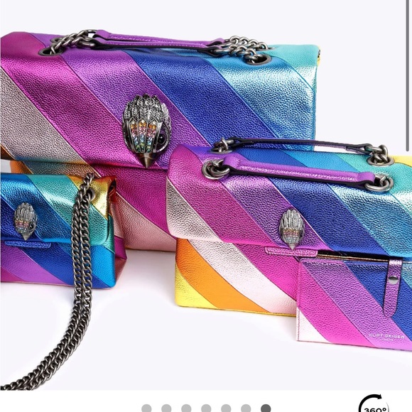 Kurt Geiger | Bags | Authentic Metallic Rainbow Kurt Geiger Bag | Poshmark